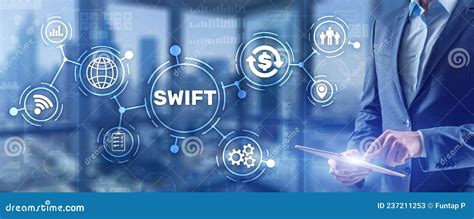 SWIFT Society For Worldwide Interbank Financial Telecommunications Stock Image Image Of