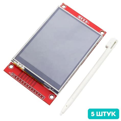 Цветной сенсорный дисплей 2 8 Tft Lcd 320x240 Ili9341 Spi интерфейс 5 штук купить с