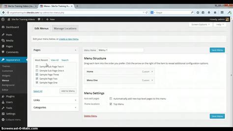 How To Make Unclickable And Sub Menus Youtube
