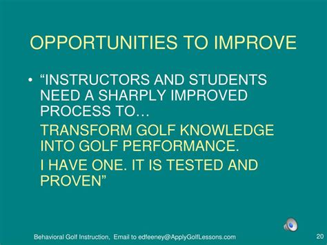 Ppt Behavioral Golf Instruction Powerpoint Presentation Free Download Id942528