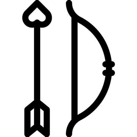 Cupid Bow And Arrow Vector SVG Icon SVG Repo