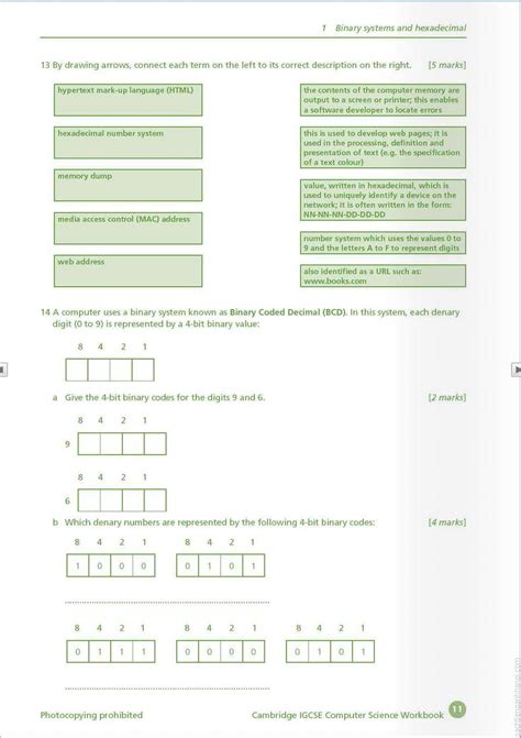 Sách Cambridge Igcse Computer Science Workbook With Answers Key