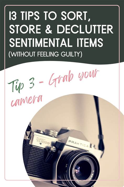 13 Guilt Free Tips On How To Get Rid Of Sentimental Clutter Minimize My Mess