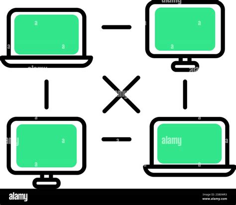 Networked Devices Cloud Computing Infrastructure Illustration Stock