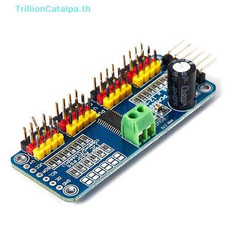 Trillioncatalpa 16 ช่อง 12 บิต Pwm Servo มอเตอร์ I2c โมดูลpatible พร้อม Pca9685 โมดูล Pwm Servo