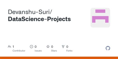 GitHub Devanshu Suri DataScience Projects