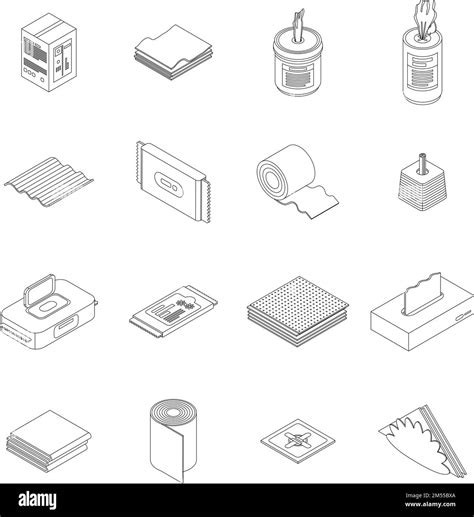 Tissue Icon Isometric Of Tissue Vector Icon For Web Design Isolated On