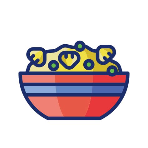 Clam Chowder Flaticons Lineal Color Icon