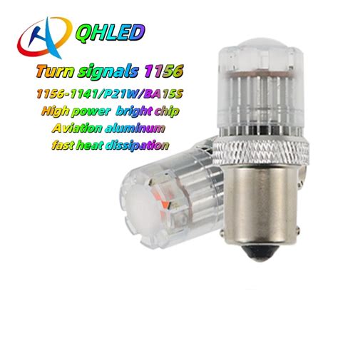 2 ชิ้น 1156 1hp 3570 Led รถเปลี่ยนไฟแสดงสถานะไฟเลี้ยวหางย้อนกลับขับรถ S25 T20 7440 7443 W21w