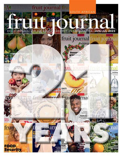 Sa Fruit Journal June July 2023 Sa Fruit Journal