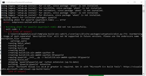 运行pip install r requirements txt 来安装剩余的必要包时出错 Issue babysor MockingBird GitHub