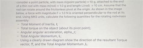 Solved T Torque RF Shou The Resultant Vector T Calculate Chegg Com