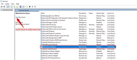 Create A Windows Service In C
