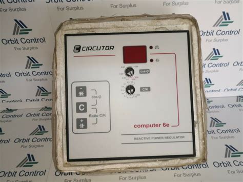Circutor Computer 6e 6 Power Factor Regulator 230400vac 6a Orbit
