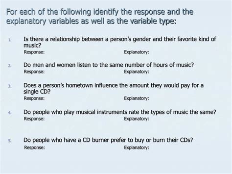 Ppt Summarizing One Or Two Categorical Variables And Relationships Between Categorical Variables