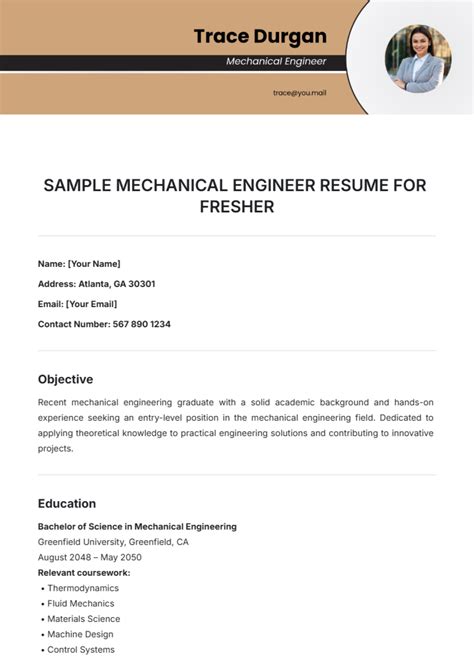 Free Simple Sap Fresher Resume Template To Edit Online