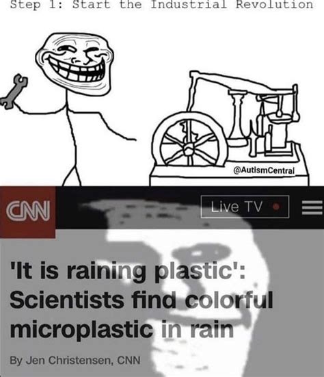 Trollface Step 1 Start The Industrial Revolution Step 2 Its Raining