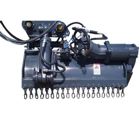 Hydraulic Excavator Tiller 300 Kg Rotary Cultivator For Construction
