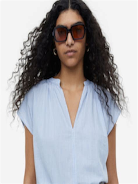 Buy Handm V Neck Blouse Tops For Women 22311878 Myntra
