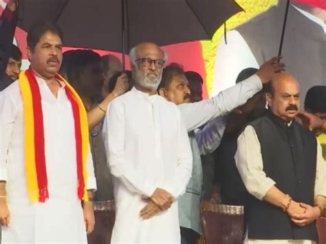 Rajinikanth Attends Karnataka Ratna Award Ceremony Held To Honour Late Puneeth Rajkumar