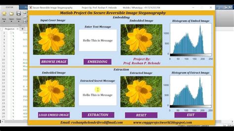 Matlab Code For Reversible Data Hiding Final Year Project Ieee Based Projects Youtube