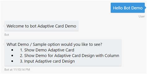Getting Started With Adaptive Card Design Using Microsoft Bot Framework