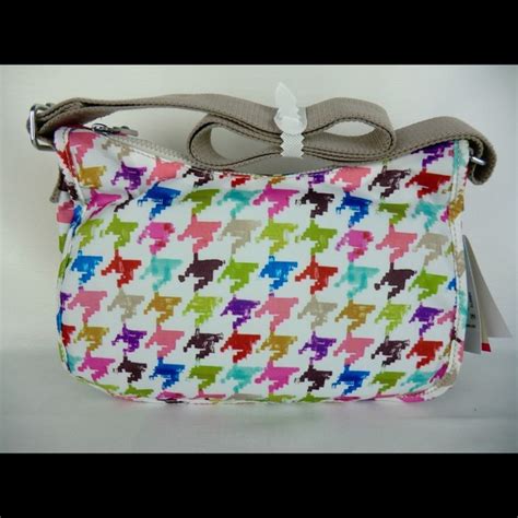 Kipling Bags Kipling Houndstooth Multi Sara Jane Syro Bag Nwt Poshmark