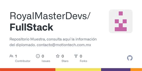 Github Royalmasterdevsfullstack Repositorio Muestra Consulta Aquí La Información Del