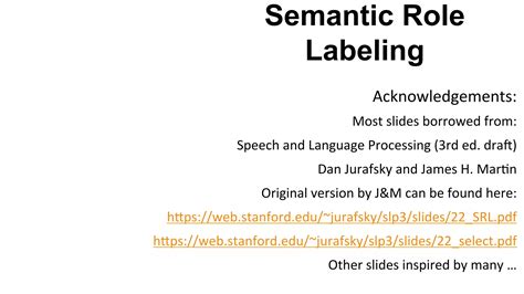 Semantic Role Labeling Pdf