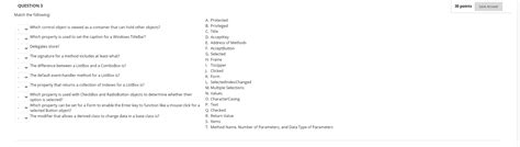 Solved QUESTION 3 30 Points Save Answer Match The Following Chegg