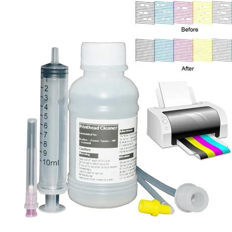 Printhead Cleaning Kit For Epson Canon Brother Lexmark Hp Printhead Cleaning Liquid For