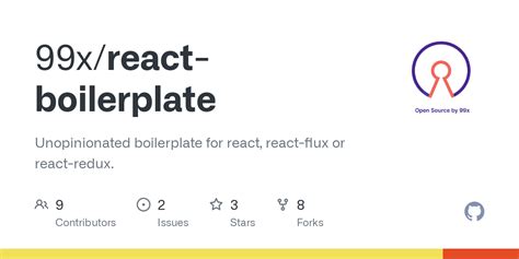 Github 99xreact Boilerplate Unopinionated Boilerplate For React React Flux Or React Redux