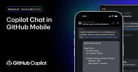 Github Copilot Chat In Github Mobile Is Now Generally Available The