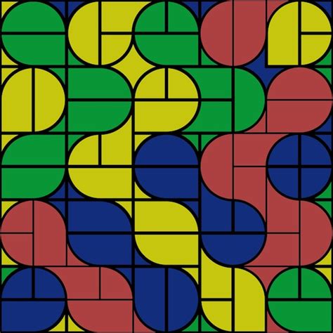 Premium Vector Colorful And Geometrical Round Background