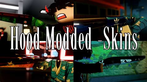 Best Da Hood Modded Gun Skins Custom Youtube