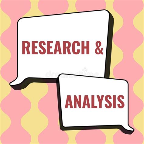 Text Sign Showing Research And Analysis Conceptual Photo Strategic