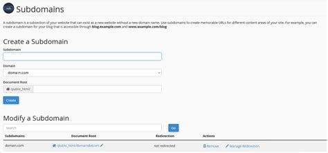 Managing Subdomains In Cpanel Christian Web Host Support