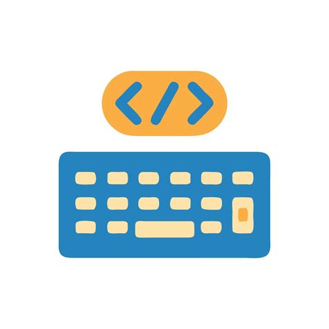 Interactive Coding Keyboard Icon For Engagement 57076526 Vector Art At Vecteezy