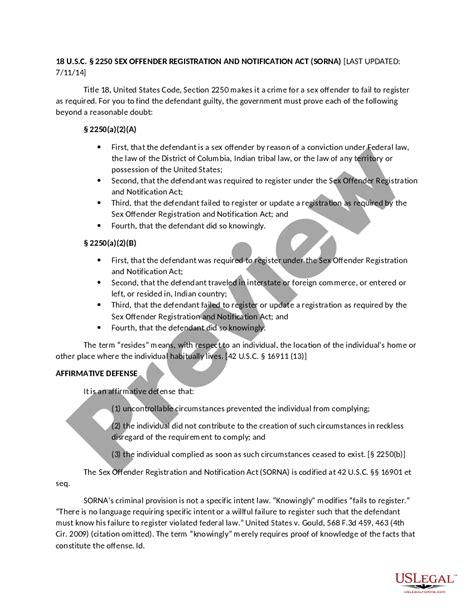 South Carolina Sex Offender Registration And Notification Act Sorna Us Legal Forms