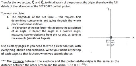 Solved A Proton And An Electron Are Each The Same Distance Chegg Com