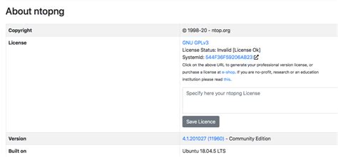 Misleading Message Reported When Adding License With Community · Issue 4657 · Ntop Ntopng