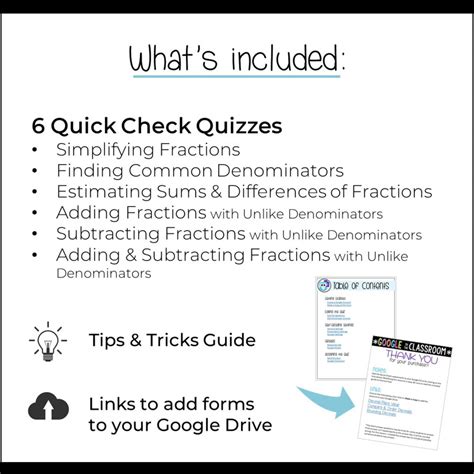 Adding And Subtracting Fractions Using Google Forms