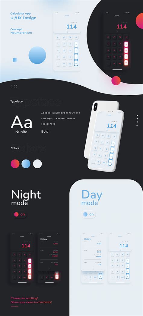 Calculator App Screen UI Design On Behance