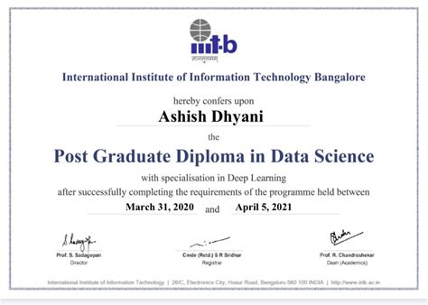 Ashish Dhyani On Linkedin Datascience Deeplearning Iiitb Upgrad