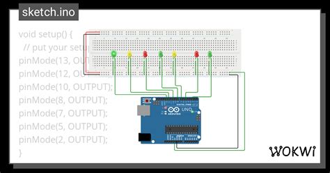 ติดเรียงตามจังหวะ Wokwi Esp32 Stm32 Arduino Simulator