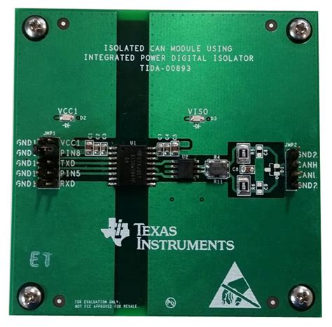 Tida 00893 Isolated Can Module With Integrated Power Reference Design