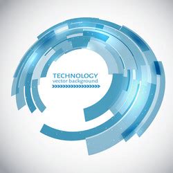 Abstract Technology Circle Royalty Free Vector Image