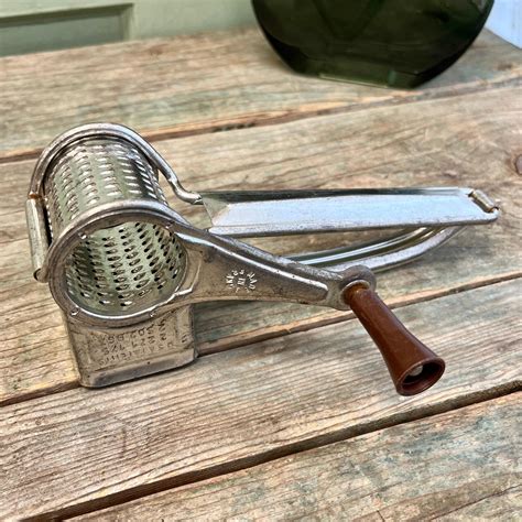 Mouli Grater Cheese Grating Mill Fine Grater Vintage Kitchen Utensil
