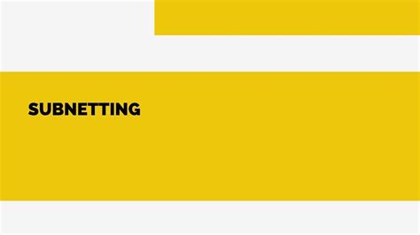 L3 Subnetting Youtube