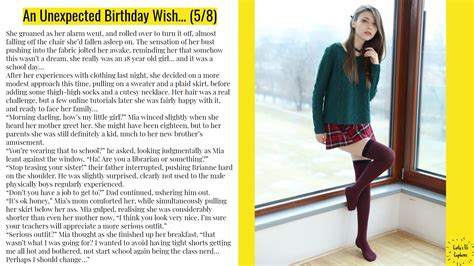 Carlys Captions Tg Caption Series An Unexpected Birthday Wish 58